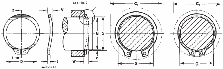 Bowed External Retaining Rings | Industrial Retaining Ring & Snap Ring ...